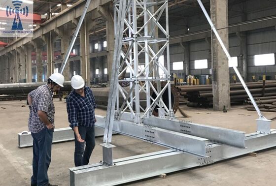 HDG Steel Rapid Deployment Site Tower With Fabricated Foundation