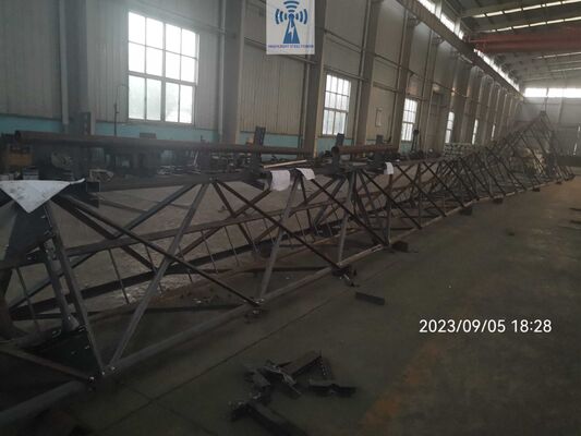HDG 3 Or 4 Legs Lattice Angle Triangular Antenna Tower 60 Degree