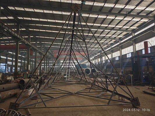 Self Supporting 60 Degree Angular Triangular Tower 0-200m Height